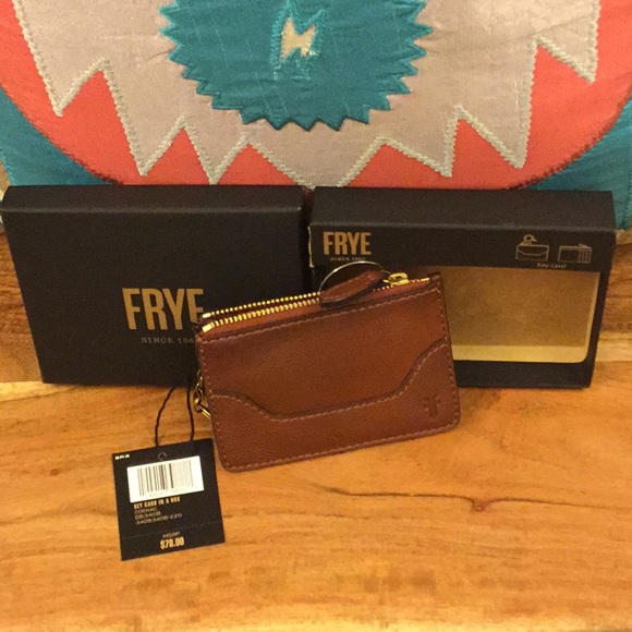 Frye | Bags | Frye Leather Key Card Case In A Box Nib | Poshmark